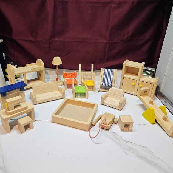 Toys | Ryans Room Wooden Dollhouse Furniture | Poshmark
